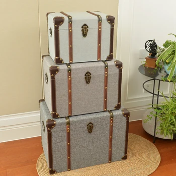 Customized Handmade Storage Wooden Trunk Wood Trunk Boxes Square ...