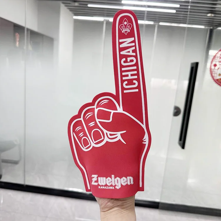 Customized EVA Sports Fan Cheerleading Giant Big Mini Fingers Hand ...