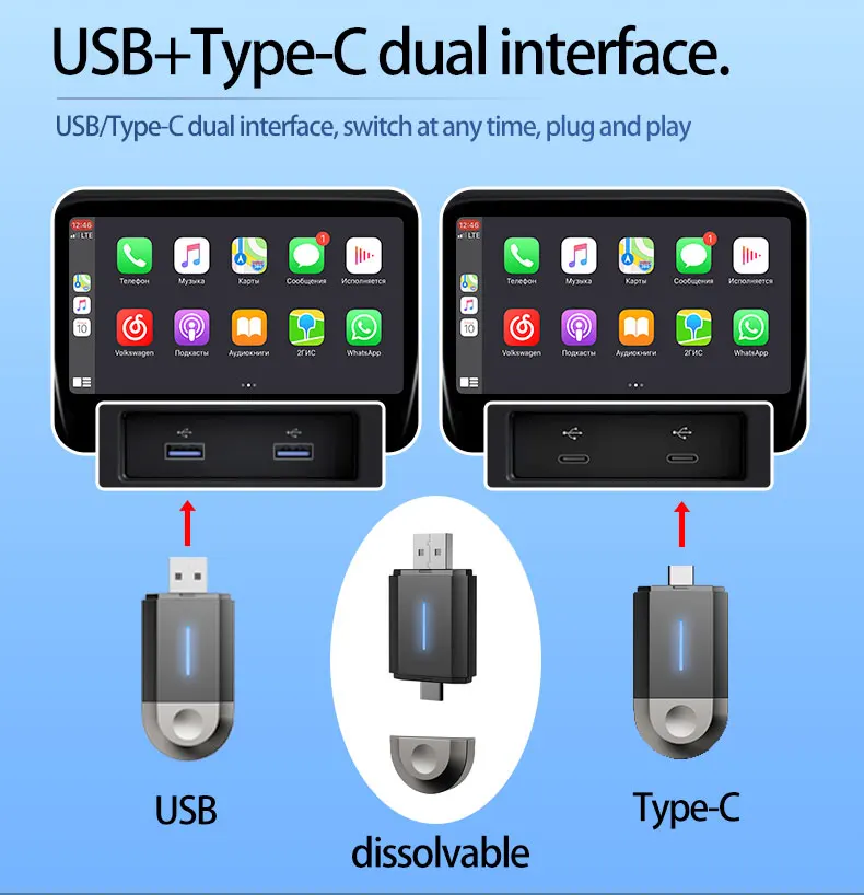 Premium Factory Wireless Carplay Android Auto Solution Customizable ...