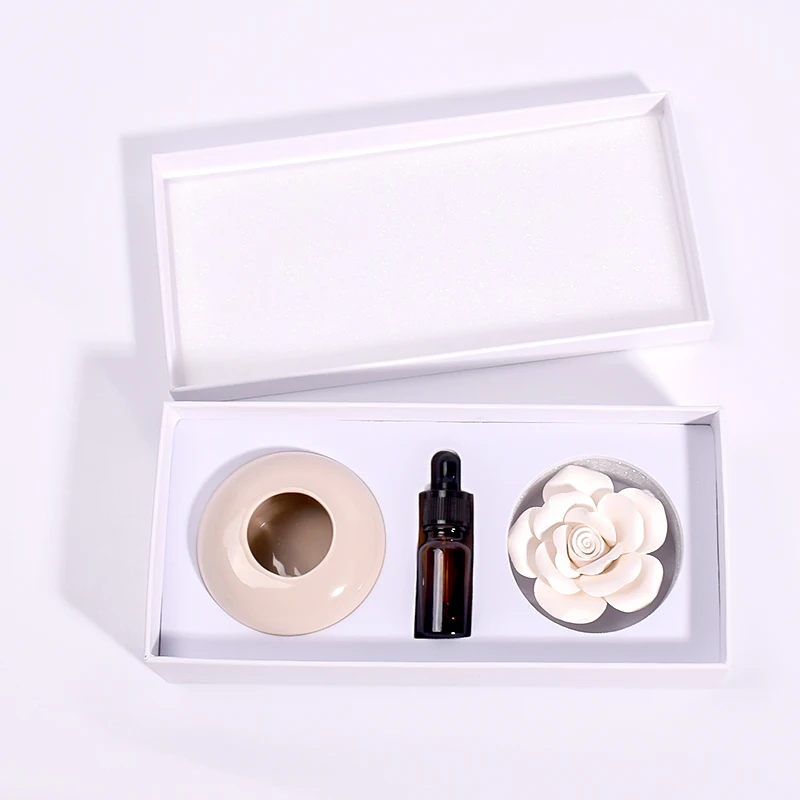 Aromatic Gypsum Flower Reed Diffuser Aromatic Ceramic Flower Essential ...