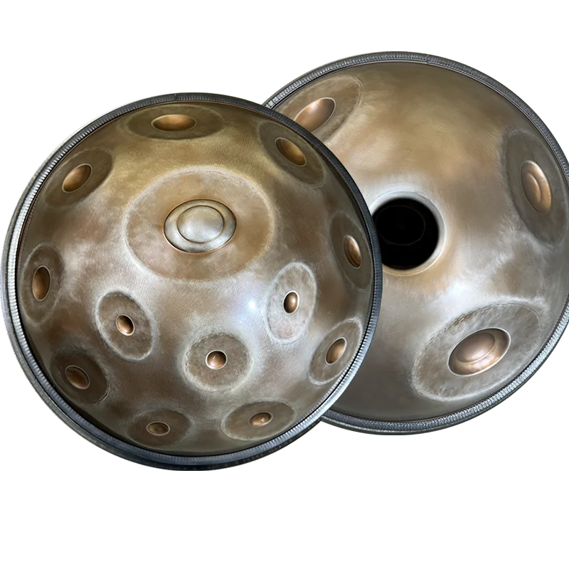 Raysen Master Series Handpan13+4 Notes D Kurd Retro Silver 440 Hz ...