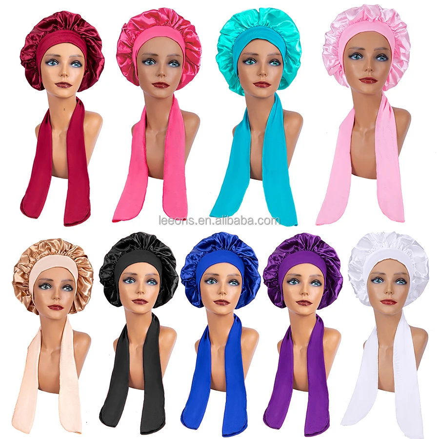 Wholesale Custom Logo Long Braid Bonnets - Sleep in Style