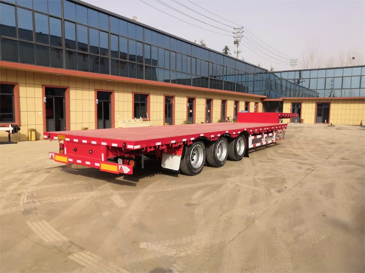 Efficient And Easy-unloading Equipment,Heavy-duty 3-axle Low-loader ...