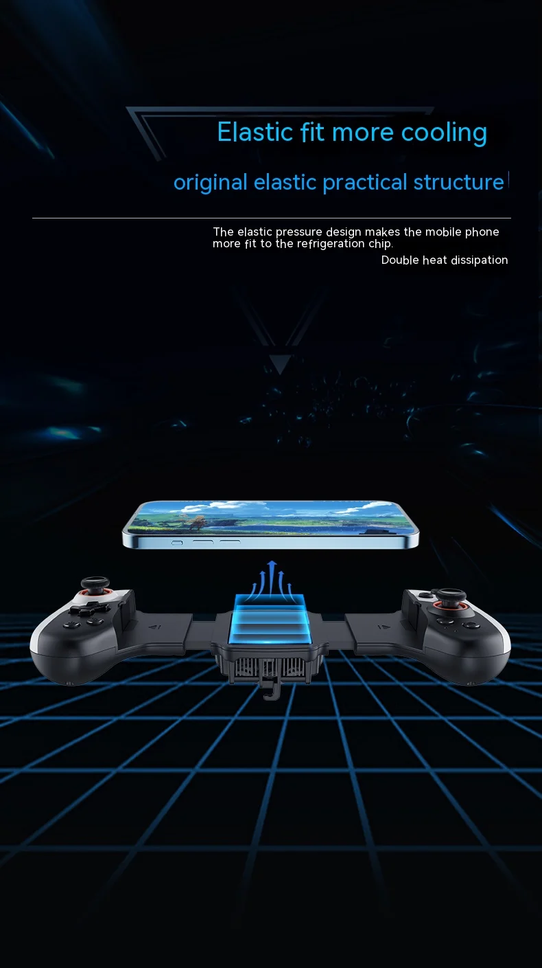 JK02 Gaming Joystick - Fast Cooling Controllers for Android & Ios