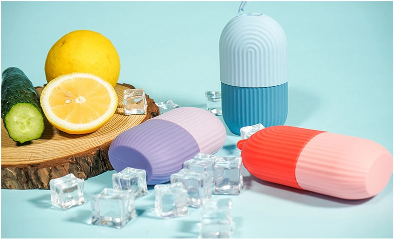 Custom Logo Anti-leak Beauty Face Massage Ice Cube Mold Facial Skin ...