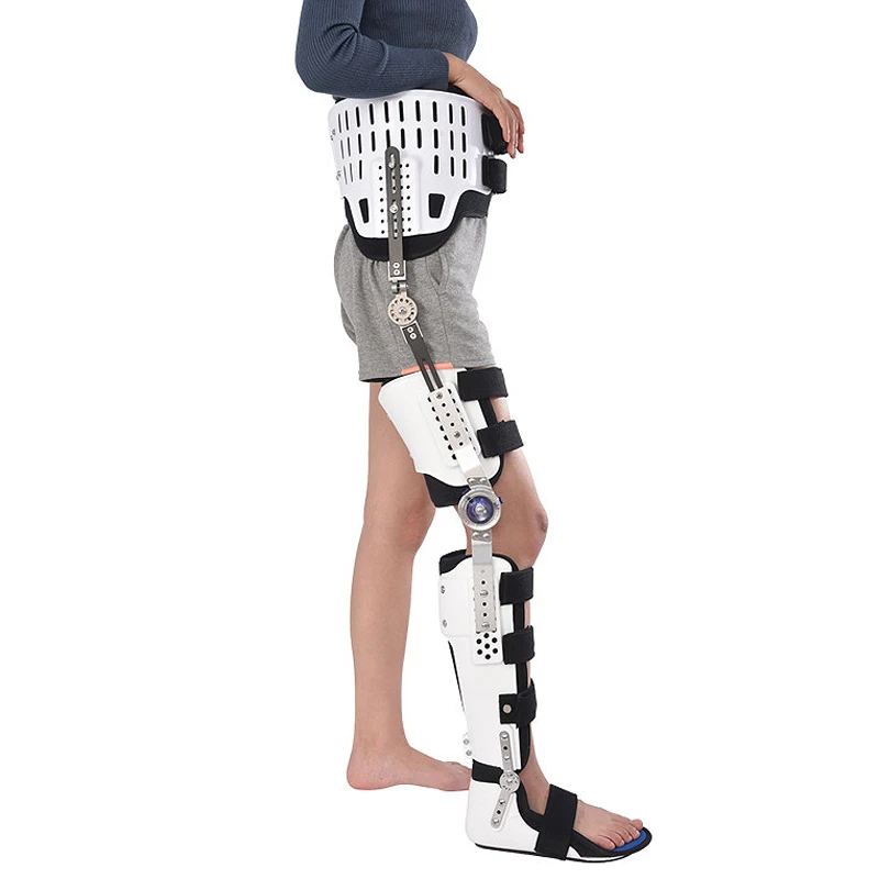 Medical Fracture Rehabilitation Adjustable Joint Arthritis Hinged Leg ...