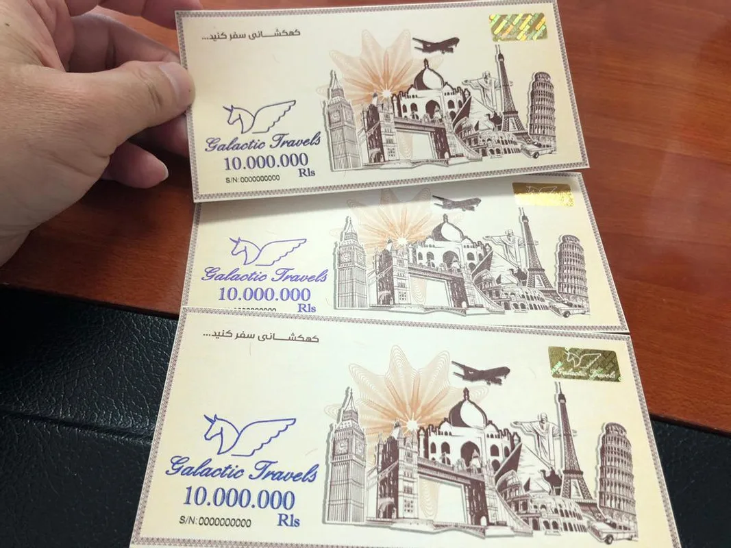 Custom Security Car Parking Ticket Printing - Valet & Violation Cards