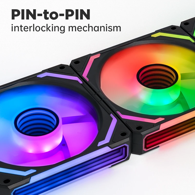 Infinity Reverse Blade Fan Cpu Fan 120mm Argb Case Cooler Pwm Connector ...