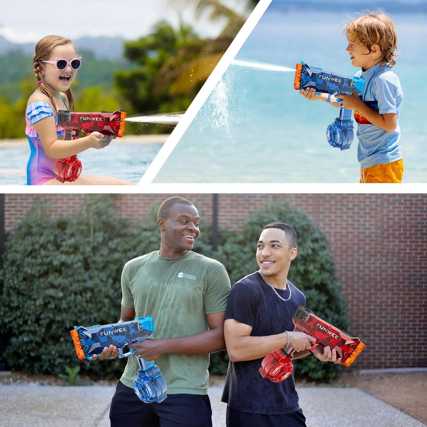 High Pressure Electric Weal Maker Water Gun Toy Fun Game