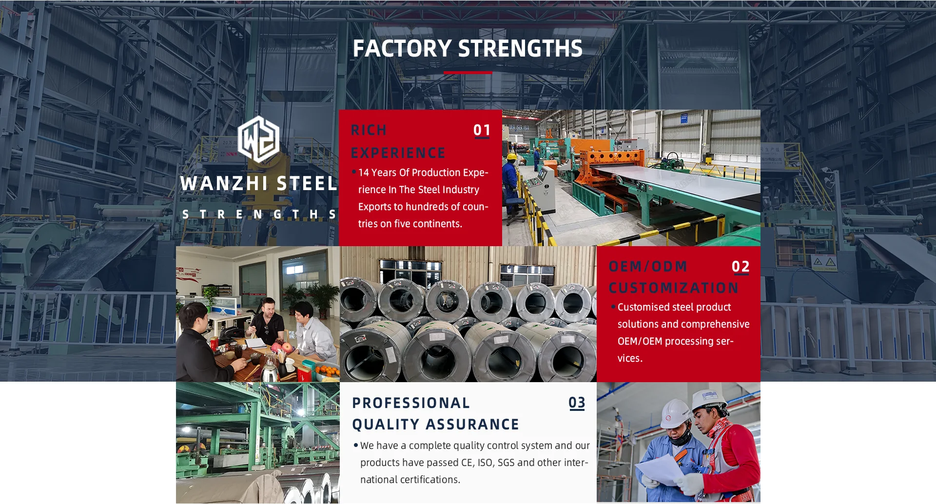 Zhengzhou Wanzhi Steel Materials Co., Ltd. - Galvanized Steel Coil ...