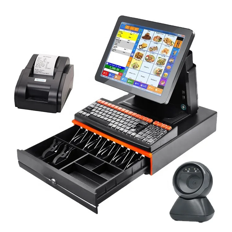 All In One Supermarket Capacitive Pos System For Bill Counter - Buy ...