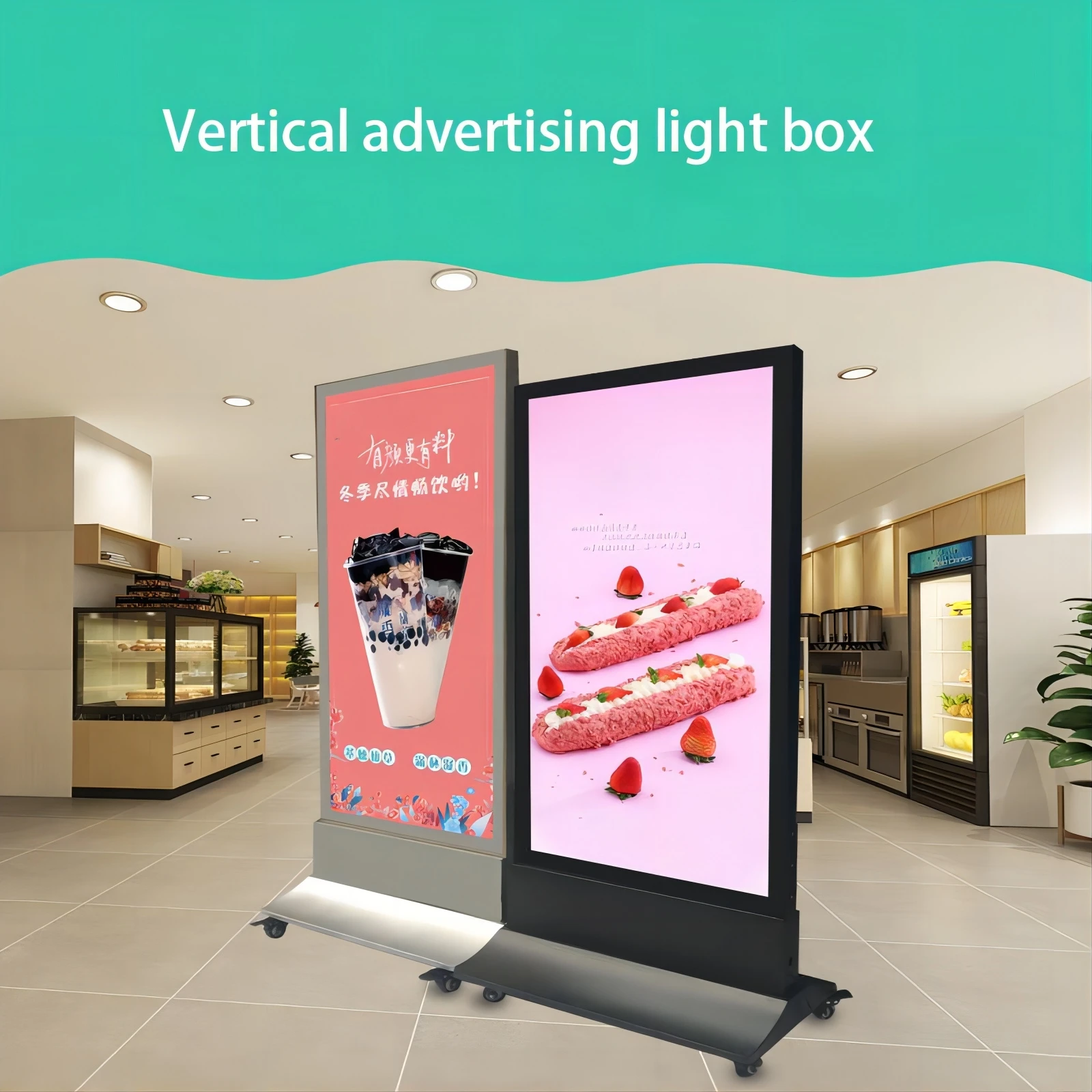 Oem Odm Road Signs Double Sided Rolling Display Board Poster Custom ...