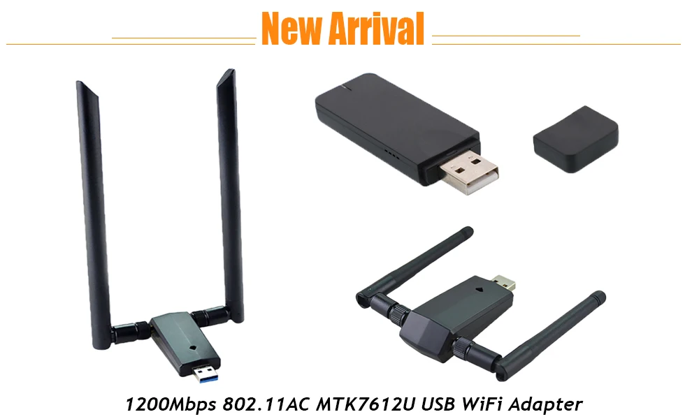 MT7612U Wifi Adapters - 1200mbps Dual Band USB Dongles