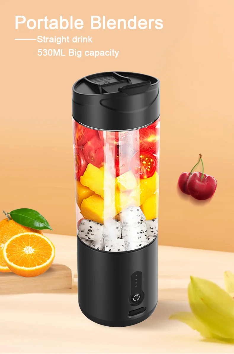 Ligkevan Fresh Fruit Smoothies - USB Rechargeable Blender