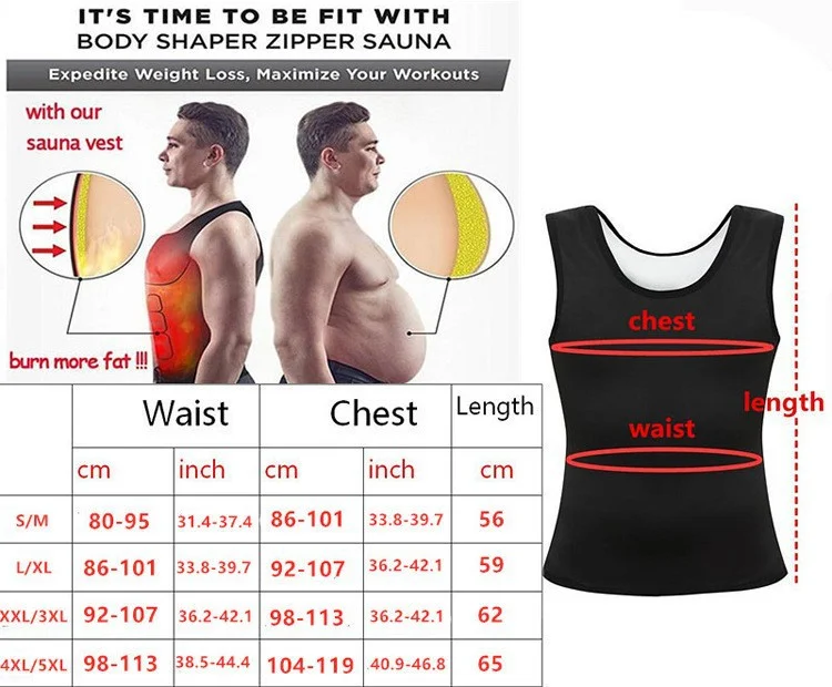 Factory Price Unisex Fat Burn Muscle Building Workout Shapewear Tank ...