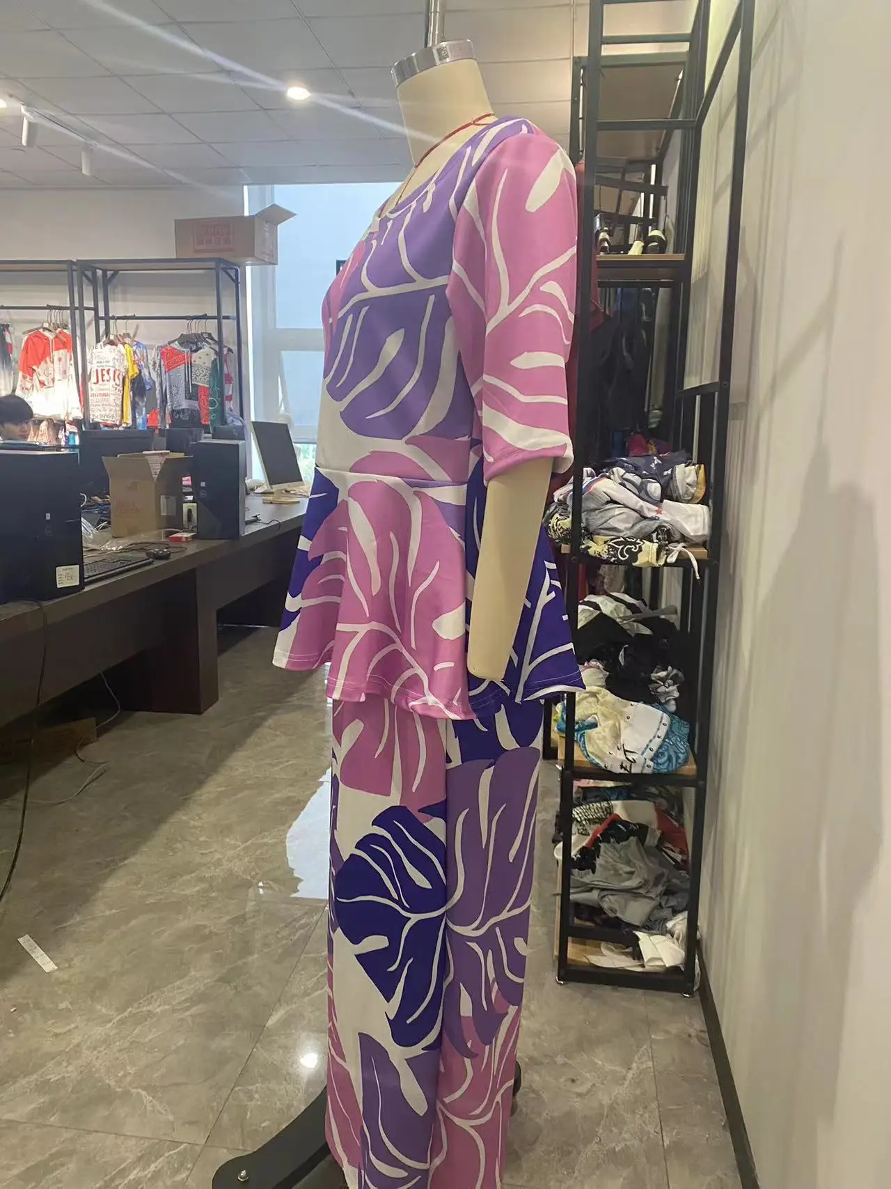 High Quality Custom Puletasi Samoa Set Puletaha Tapa Design Polynesian ...