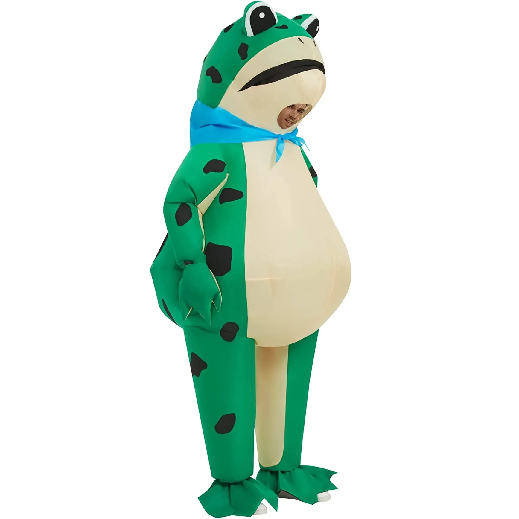 Adult Full Body Inflatable Frog Costume - Funny Cosplay Suit