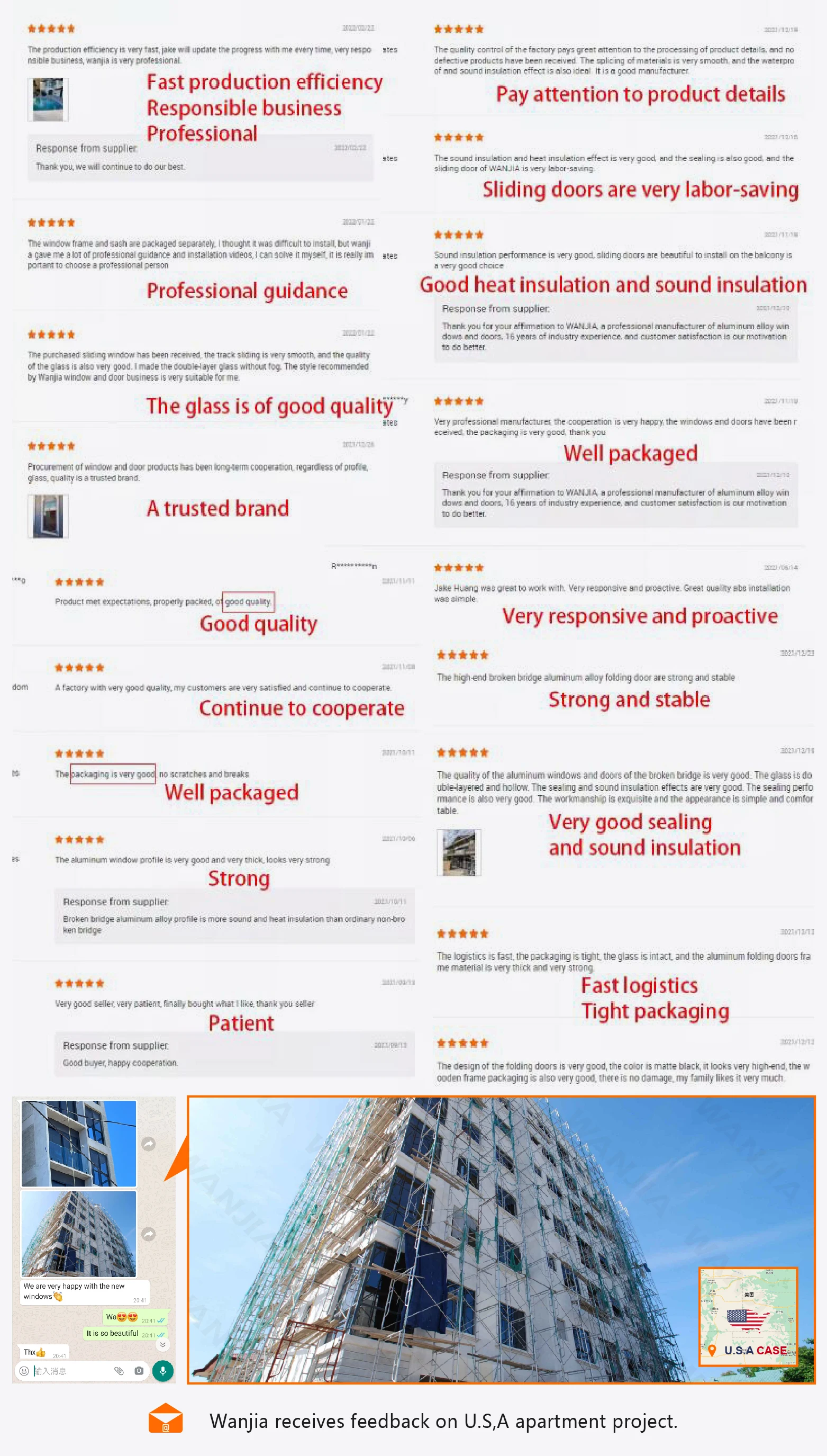 Island Villa Hurricane Impact Aluminum Doors Double Glass Stacked ...