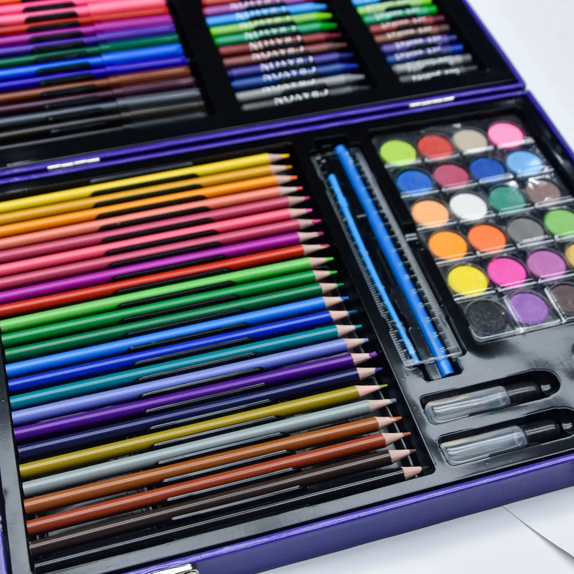 128pcs Stationery Drawing Art Set for Kids - Customized Box Packing