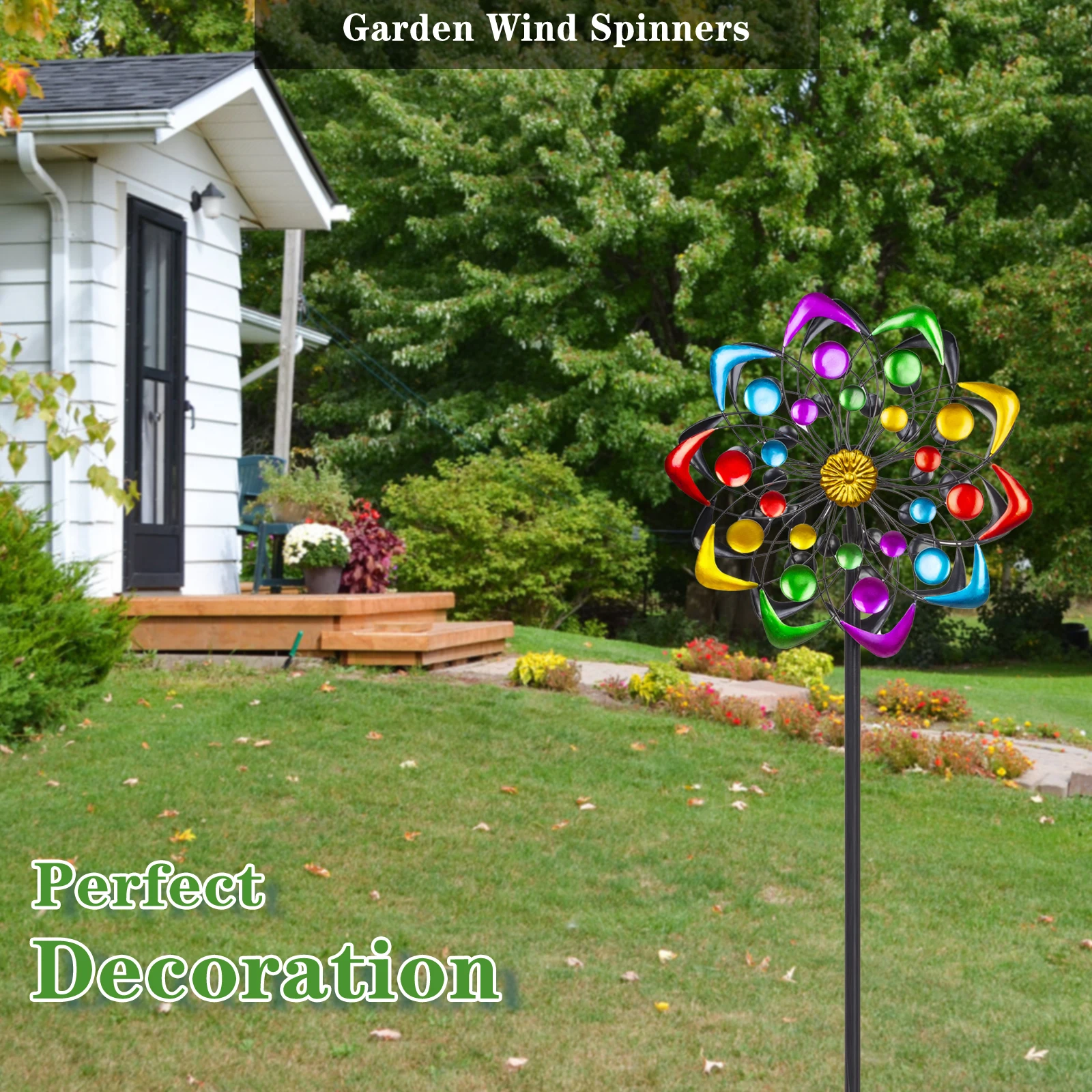 Good Quality Useful Garden Windmill 59 Inch Metal Vertical Windmill ...