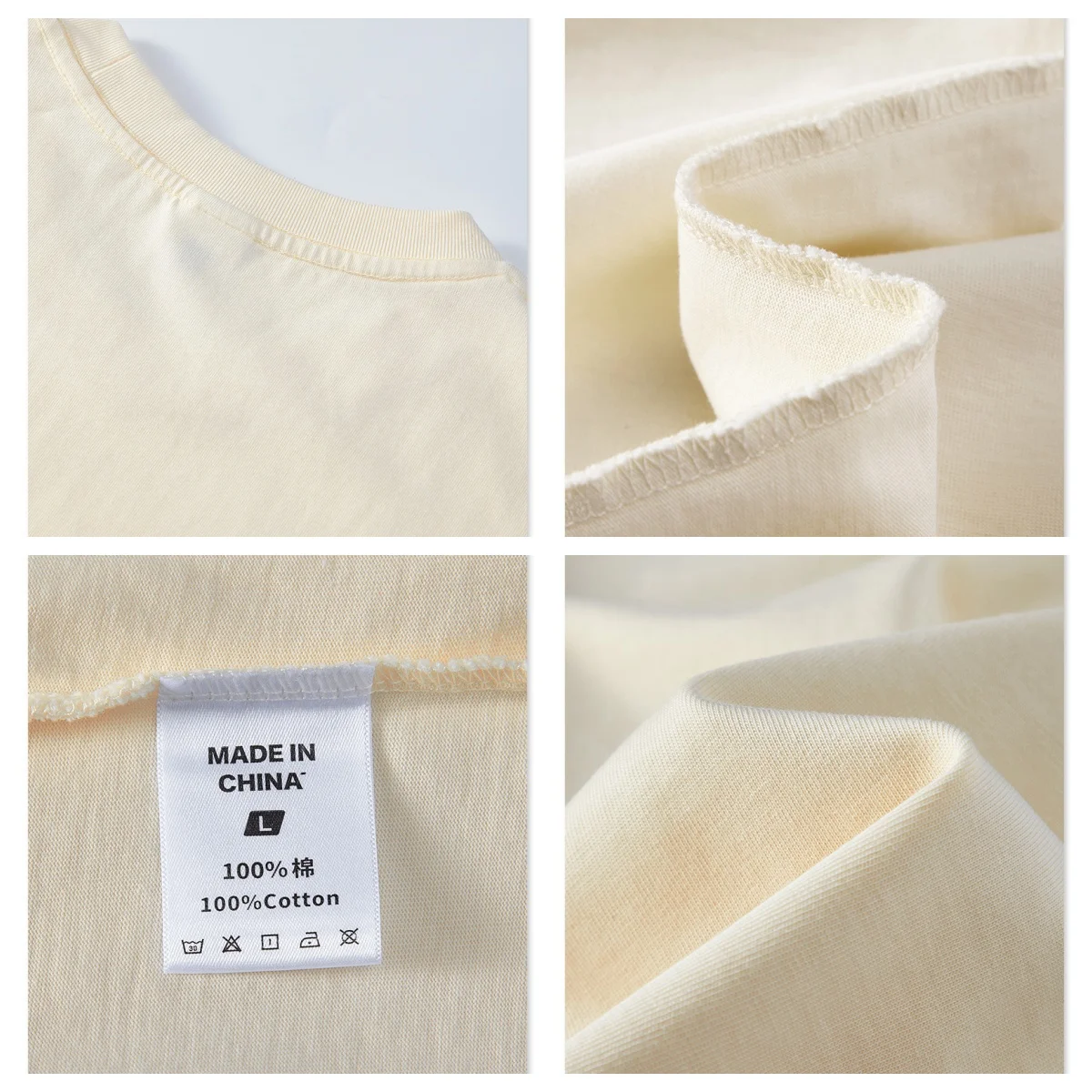 Oversize Streetwear Customised Vintage Aged Washed Blank Basic 260G Large Size Short Sleeve T ...