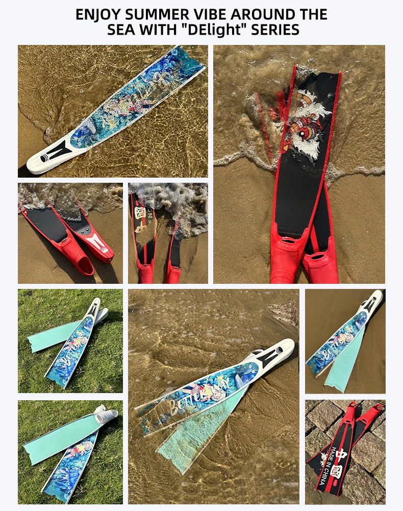 Custom Pattern Professional Adult Underwater Scuba Training Swimming ...