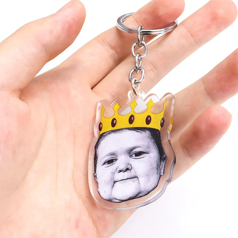 Funny Keychain Hasbulla Magomedov Meme Acrylic Key Chains Khabib Hasby ...