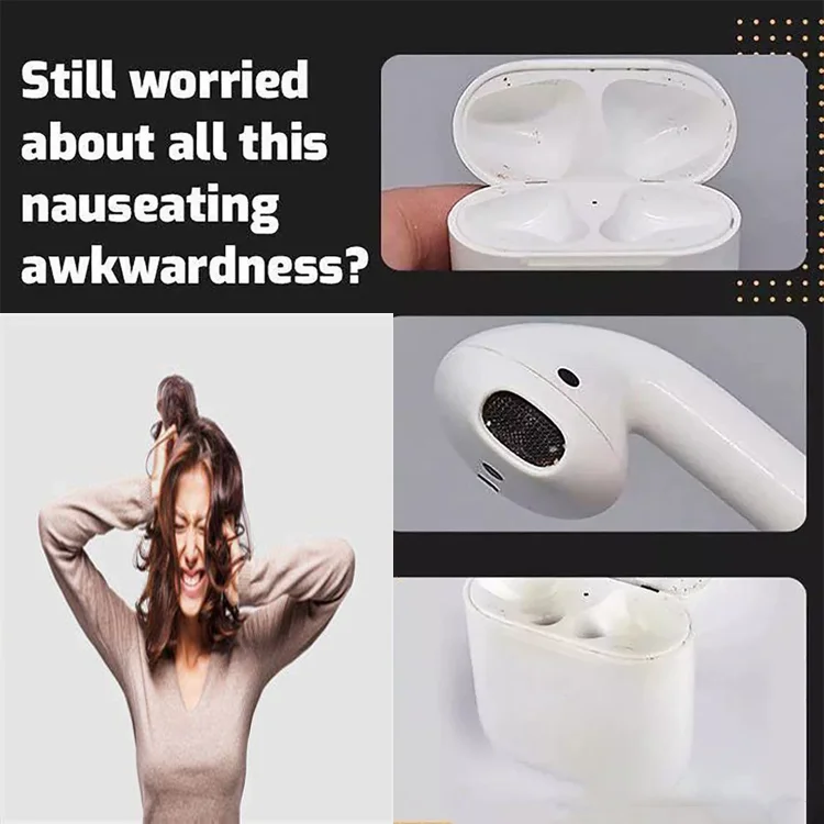 Multi Earphone Cleaning Kit Headphone Earwax Clean Pen Earbuds Cleaning ...