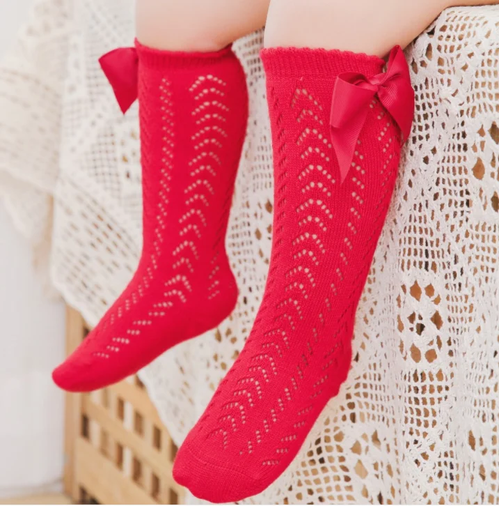 Girls Knee High Spanish Style Socks - Fashion & Comfort