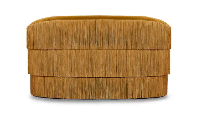 HEC High End Custom Mid-Century Designer Couch Velvet Fringes Sofa for ...