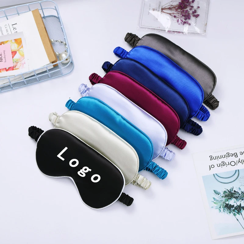 Wholesale Gift Satin Sleeping Eye Mask Silk Eyemask Set - Buy Silk ...