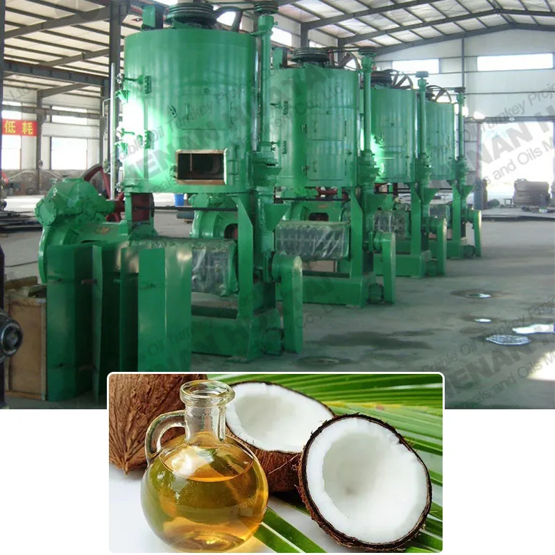 Coconut Oil Extraction Production Line Copra Oil Extraction Machine Oil ...