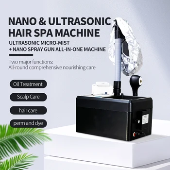 New 2 In 1 Salon Use Soft Cap Portable Micromist Hair Steamer Machine ...