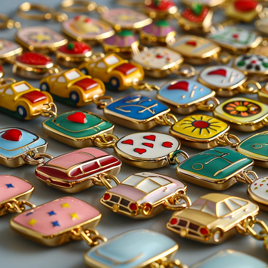 Personalized Custom 2d 3d Logo Enamel Keychain Key Chain Zinc Alloy ...