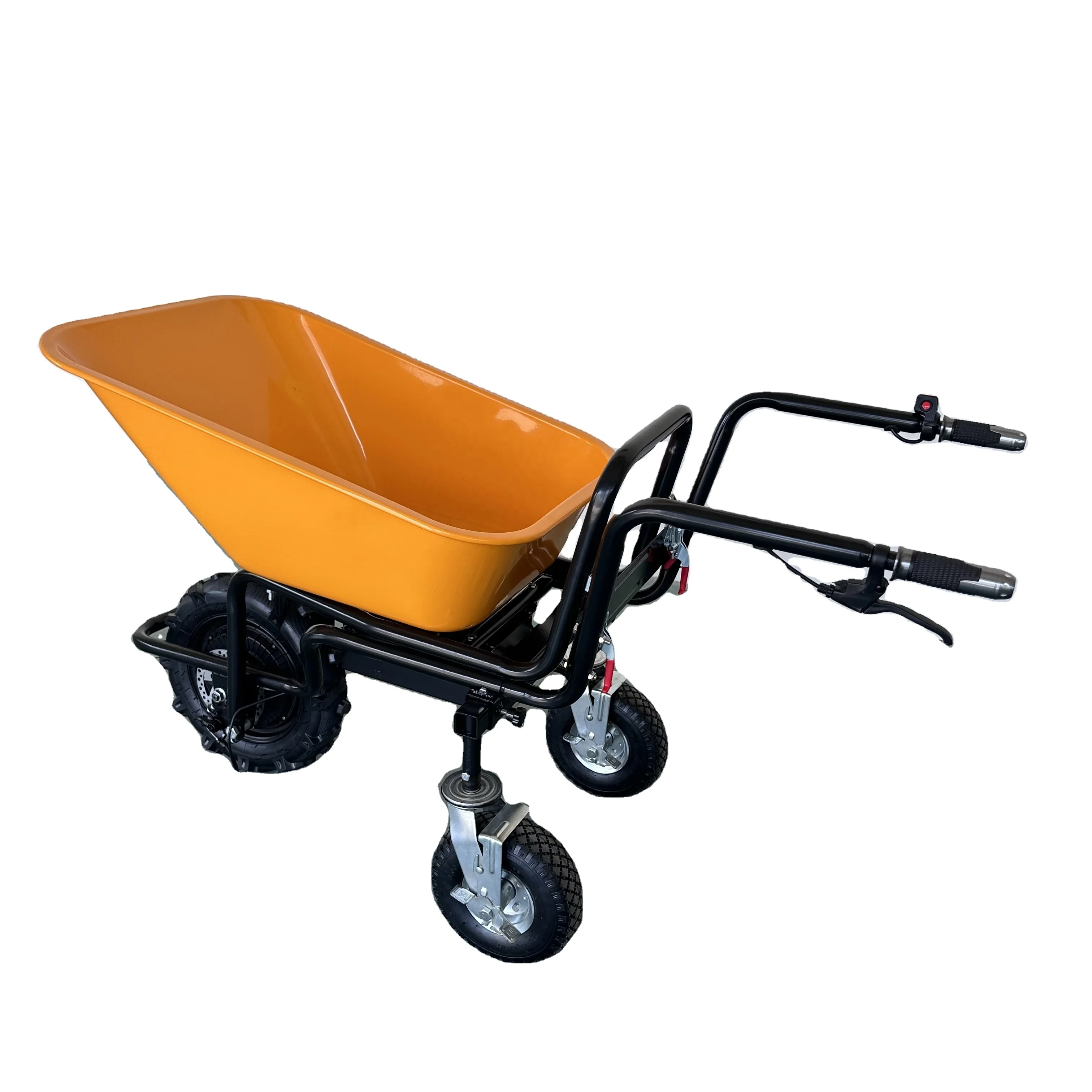 Brushless Power-Assisted Wheelbarrow three-wheel Electric Barrow 200kg ...