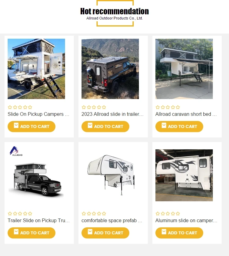 Slide on Pickup Campers for Dual Cab Offroad Utes Pop Top