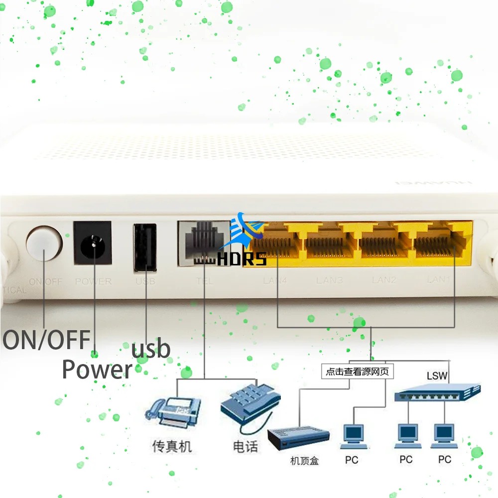 Huawei Ecolife Eg8141a5 1pots 1ge 3fe 1usb Wifi Epon Gpon Onu Xpon Ont Hg8546m Wireless