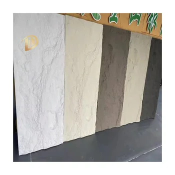 Reasonable Price Carbon Rock Plate Wall Board Pu Stone Panel For ...