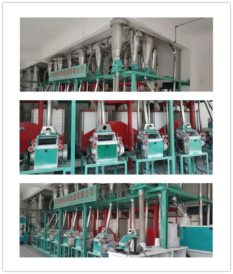 Grain Wheat Milling Machine Wheat Flour Mill Production Line Double ...