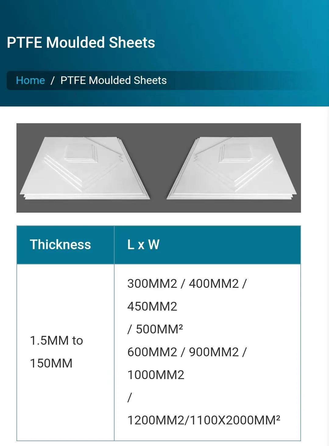 Buy Specialized Production Ptfe Turning Molding Ptfe Sheet Bulk ...