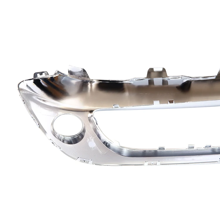 Electroplating Plastic Front Bumper Chrome Trim Plate Down For Mercedes ...