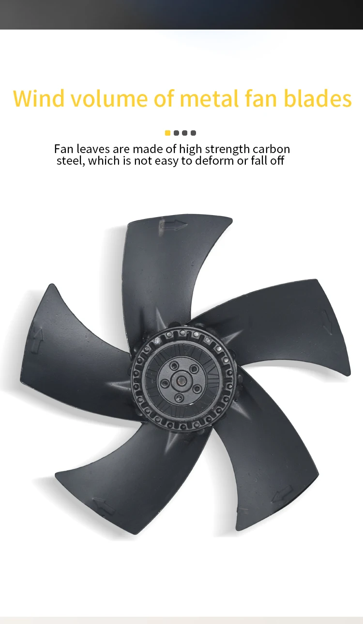 220v Ac External Axial Cooling Ventilation Fan With Metal Protective ...