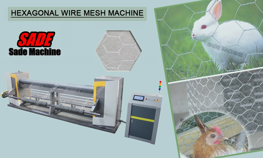 Automatic Plc Control Hexagonal Mesh Machine Wire Mesh Fence Making ...