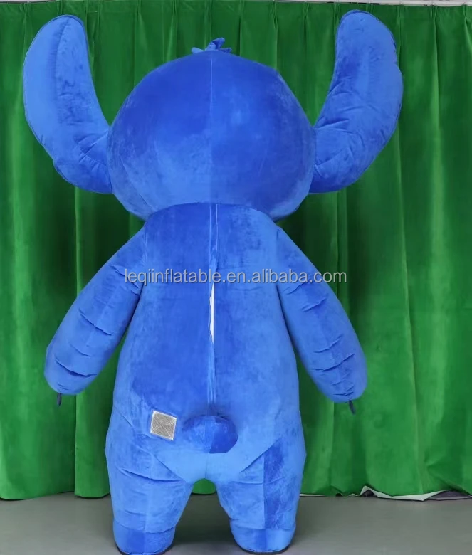 Popular Cartoon Character Inflatable Stitch Mascot Costume For Adult ...