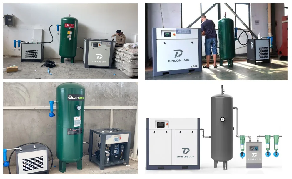 Powerful Portable Cummins Diesel Engine Rotary Screw Air Compressor For ...