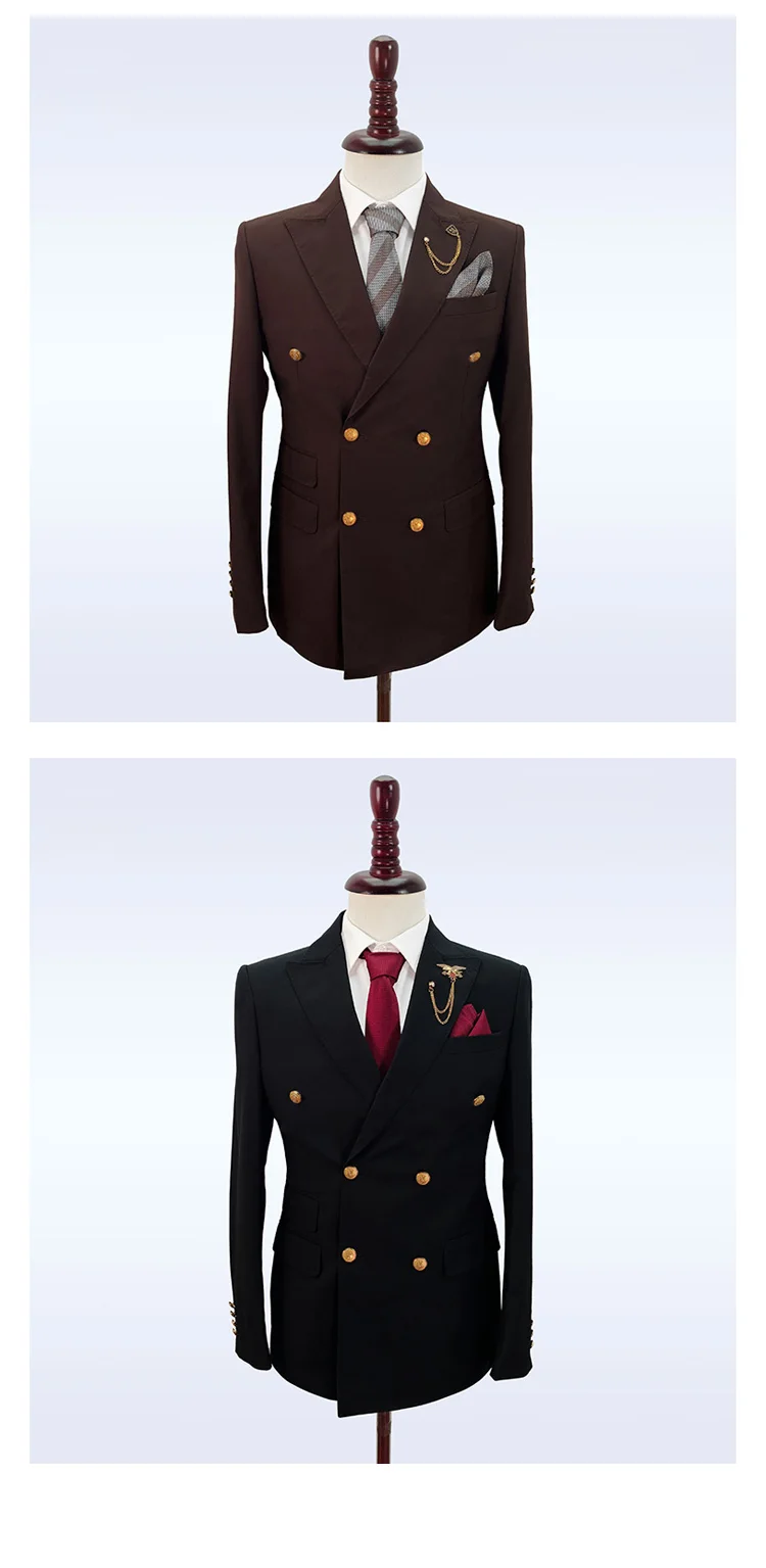 Factory Wholesale Men Suits 2 Pieces Set Men Formal Business Suit - Buy ...