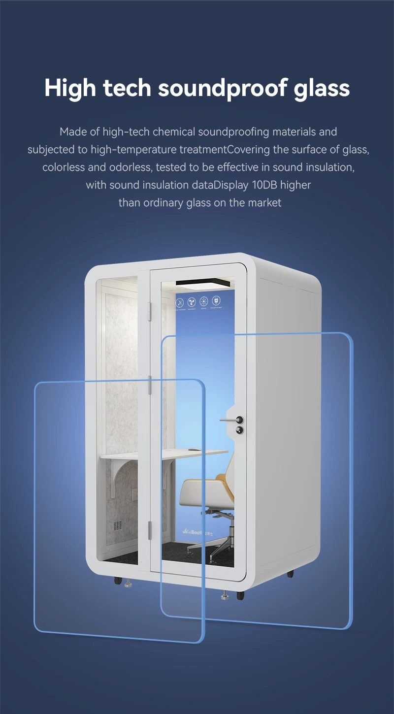 Movable Sound Proof Cabin - Ideal for Office & More