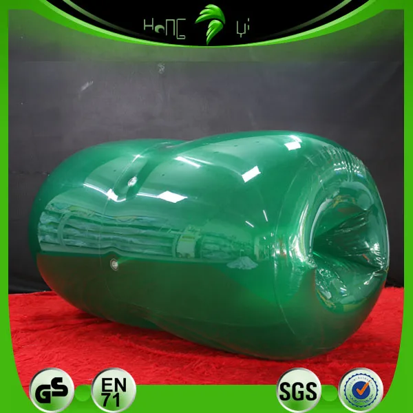Hongyi Toy Custom Inflatable Transparent Green Tube With Zipper Clear ...