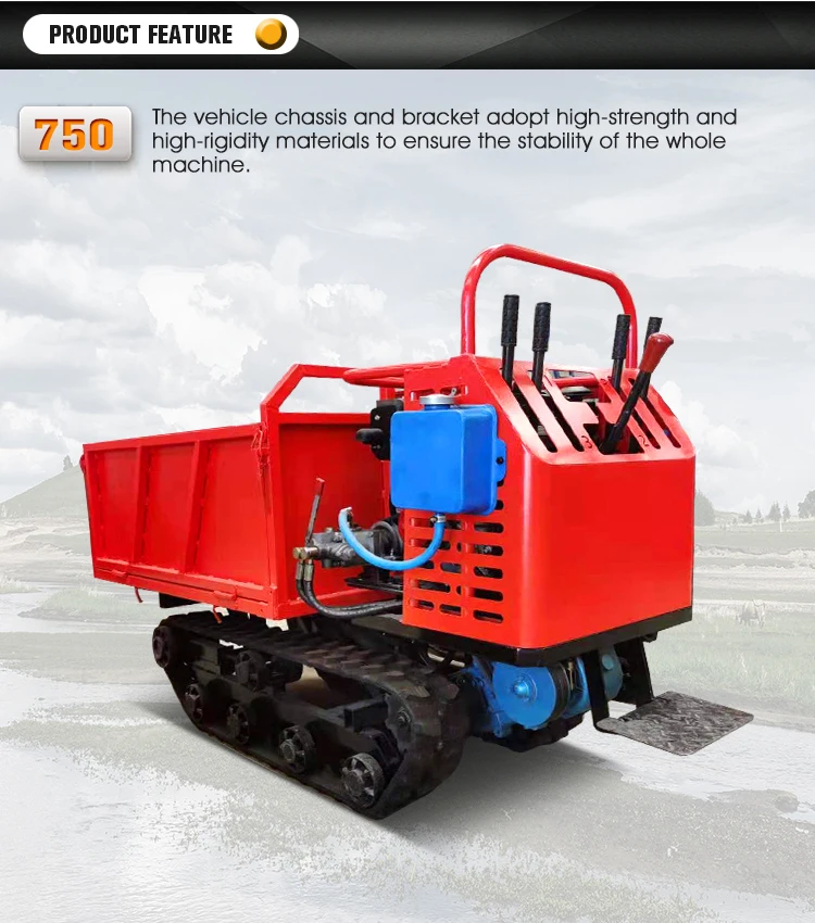 Garden Mini Dumper Truck Crawler Tractor Crawler Dumper - Buy Dump ...
