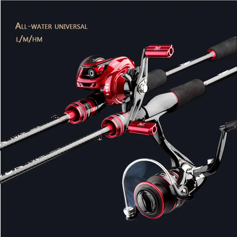 Full Set Straight Handle Gun Handle Fishing Rod Water Drop Wheel ...